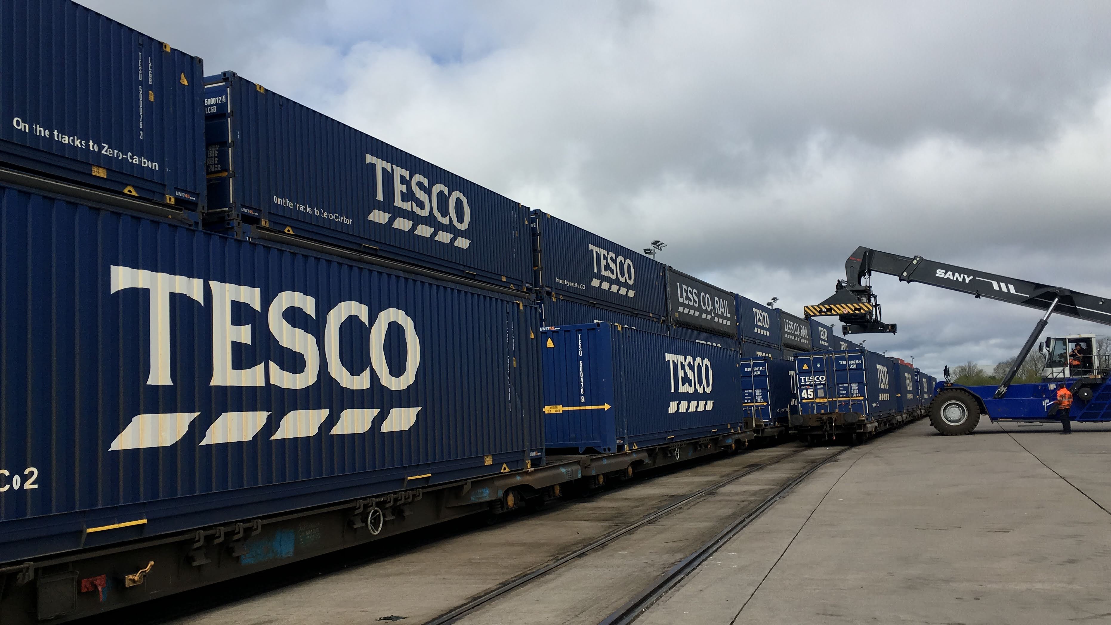 Getting on the right track: How Tesco is turning to trains to help cut ...