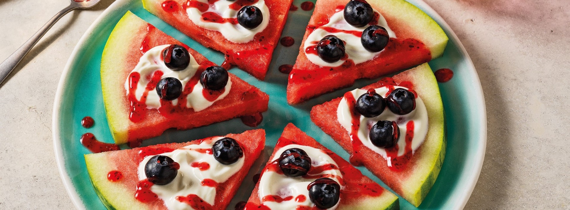 Watermelon pizza launched as fun way to get kids to eat fruit