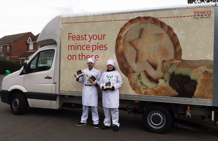 Tesco Mince Pie Van tours the UK this Christmas: it could be on a ...