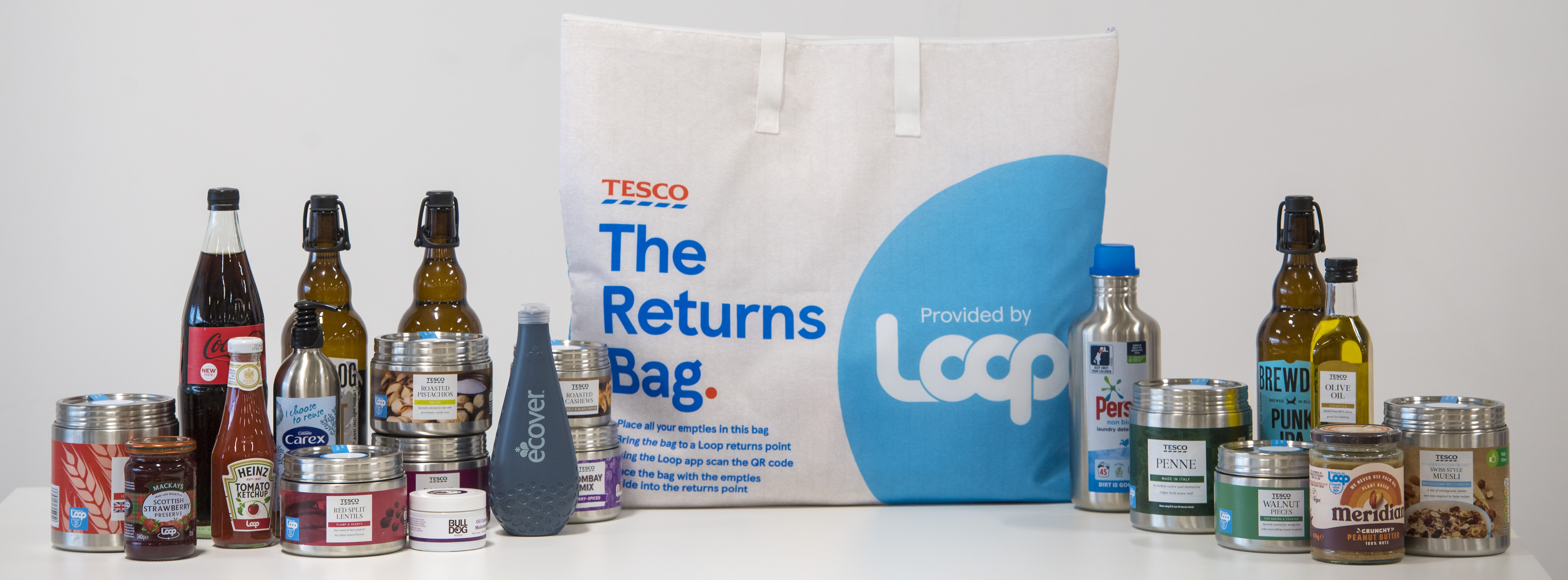 Loop launches reusable packaging in Tesco stores