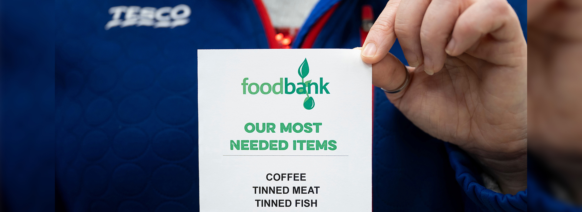 Tesco supports 29 food banks with greatest food demand