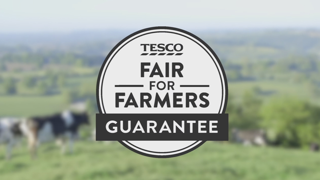 Tesco unveils Fair For Farmers Guarantee on all its milk
