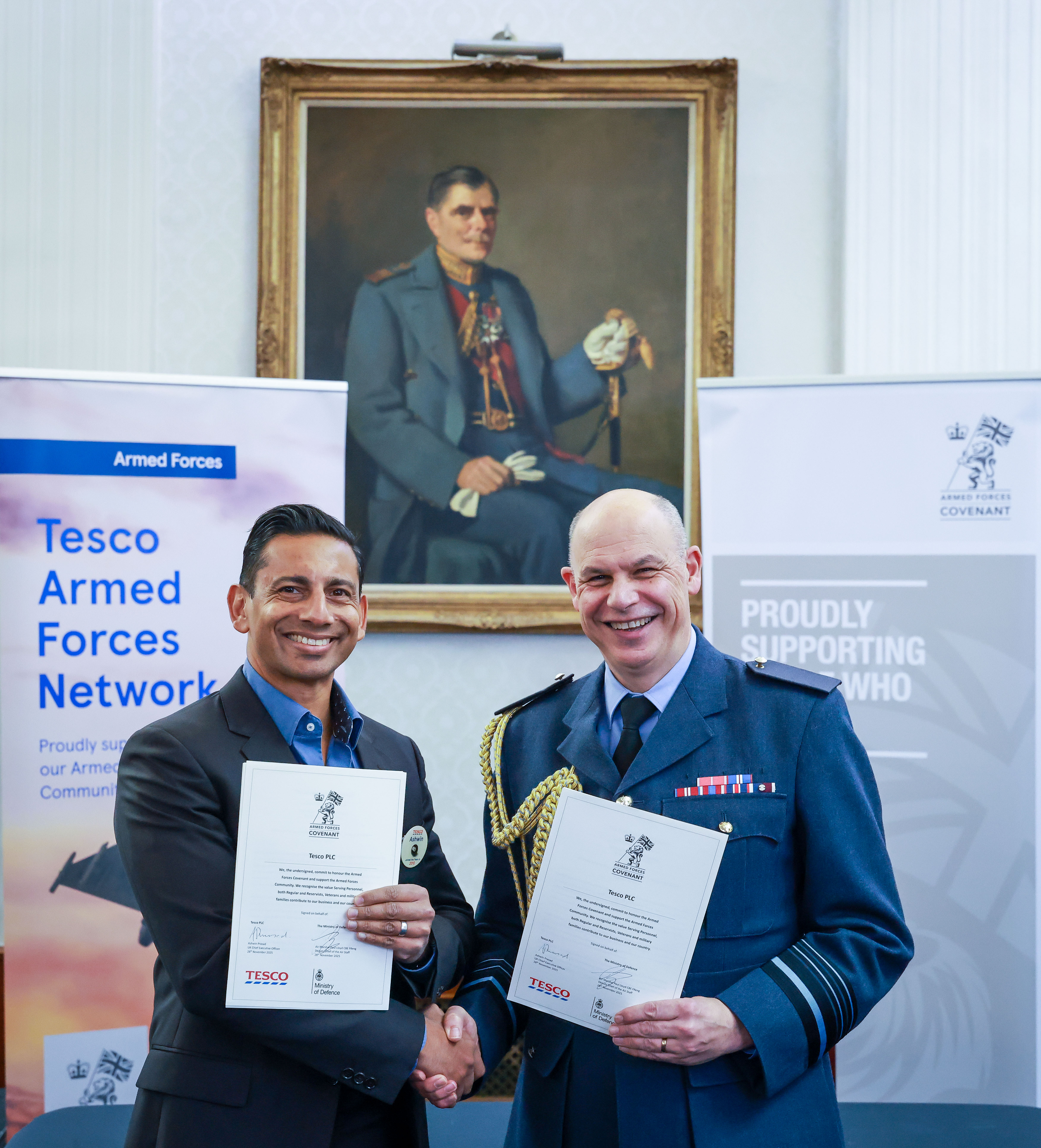 Tesco pledges its support for the Armed Forces Community
