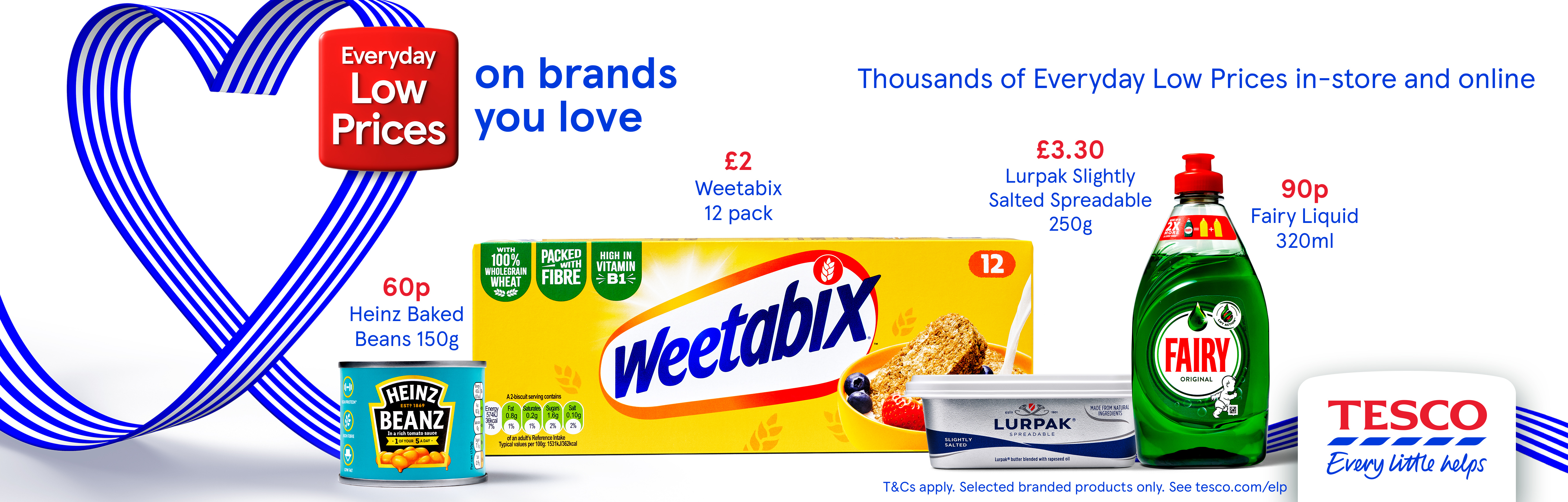 Tesco launches Everyday Low Prices on brands you love