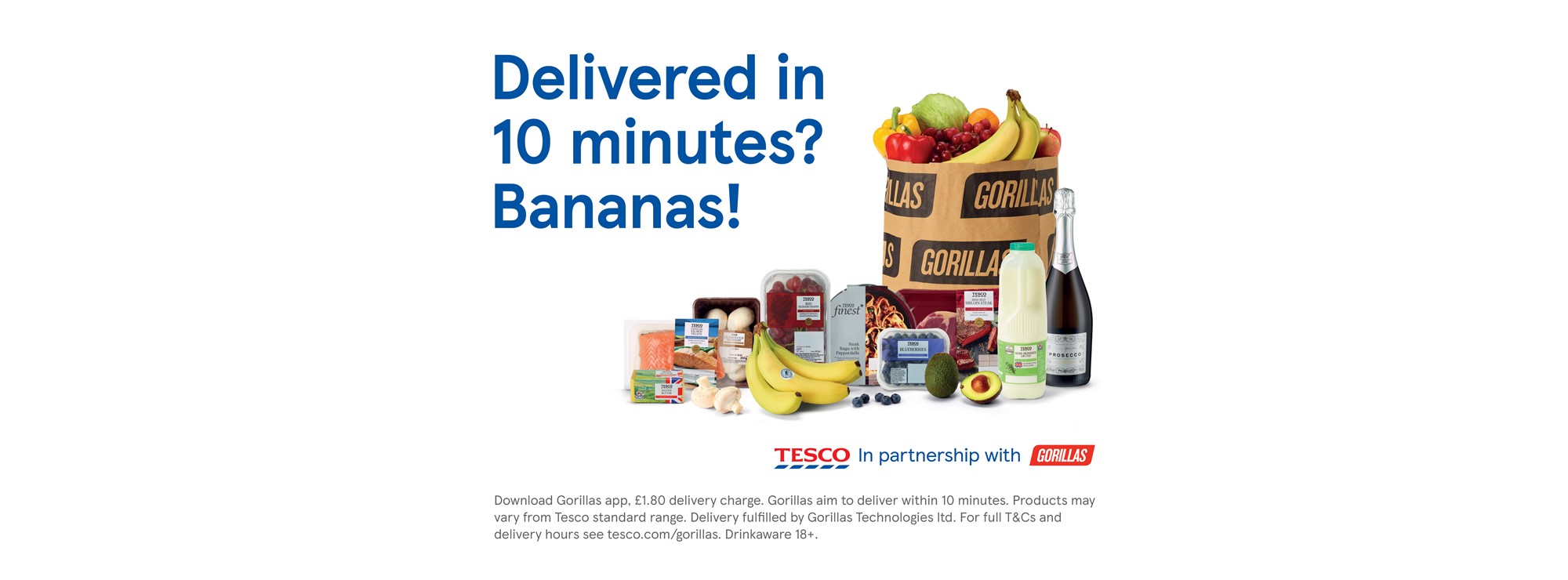 Tesco is partnering with Gorillas to pilot ultra-fast delivery for ...